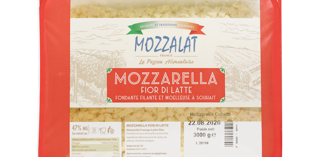 Mozzarella Fior di Latte Cubetti 47% MG | Mozzalat
