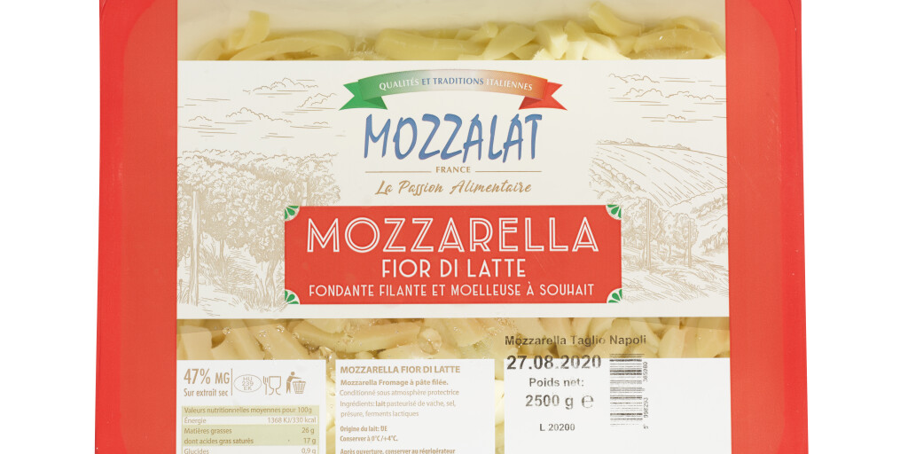 Mozzarella Fior di Latte Taglio Napoli 47%MG | Mozzalat