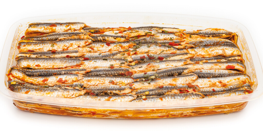Filets d'Anchois Marinés en Sauce Piquante Renna 2 kg | Mozzalat
