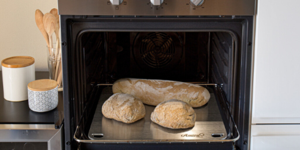 Plaque de Cuisson en Inox Spéciale Four Maison 40 x 35 x 4 mm Gi.Metal ...