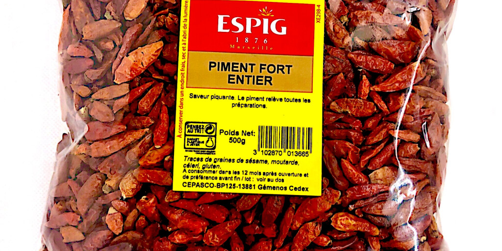 Piments fort entier Langue d’Oiseau | Mozzalat