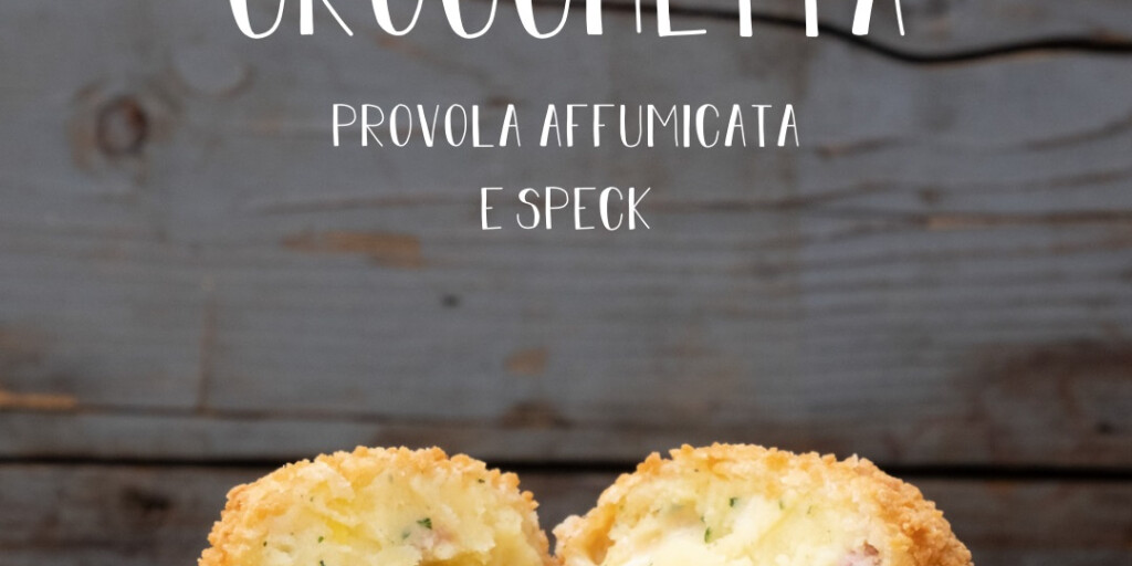 Crocchetta provola AFFUMICATA e speck 90grx60 | Mozzalat