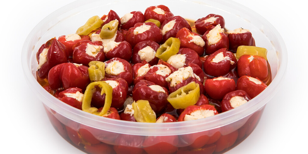 Mini Poivrons Zefirino Farcis au Fromage Renna Barquette 1kg | Mozzalat