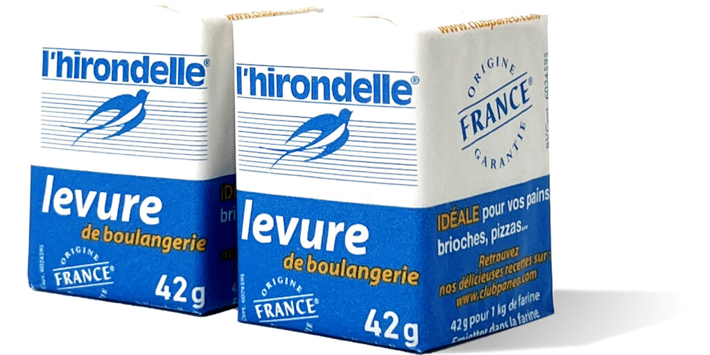 Cubes de Levure Fraîche de Boulanger l’Hirondelle 12 x 42Gr | Mozzalat